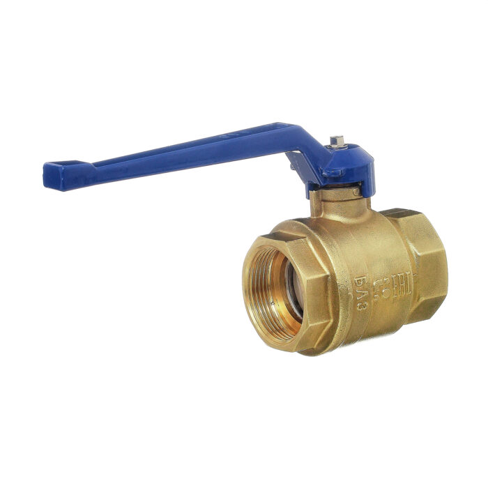 Кран шар. 11Б27п1 Ду50 латунь ВНУТР/ВНУТР рычаг СИНИЙ Ру40 Бологое серия Pro купить: цена в ...