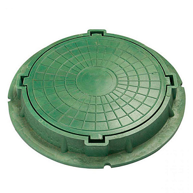 Люк полимерно-композитный легкий 7 т зеленый купить: цена в Твери | Санар